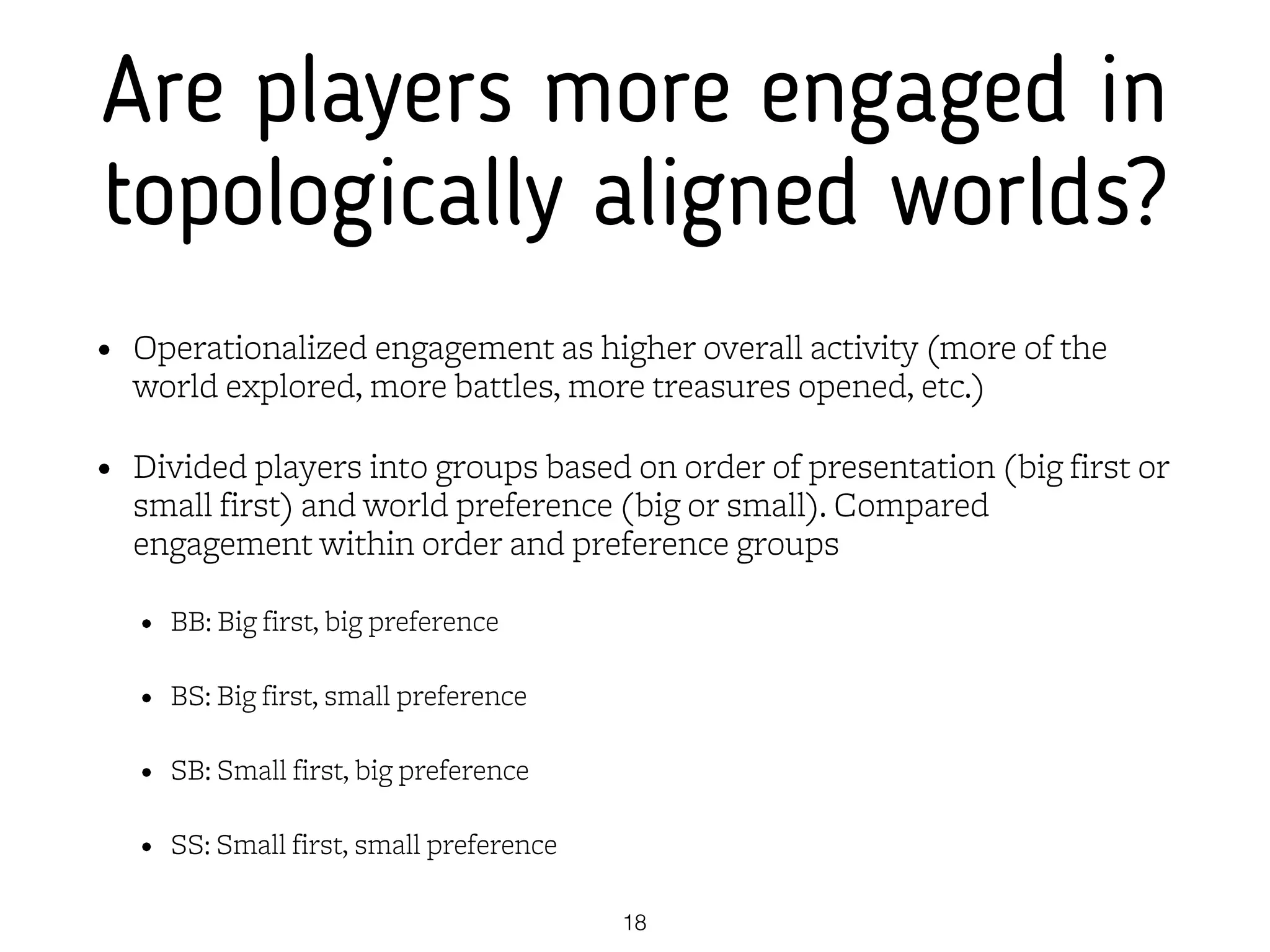Examining Game World Topology Personalization | PPT