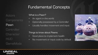 West Coast DevCon 2014: Game Programming in UE4 - Game Framework & Sample Projects | PPT