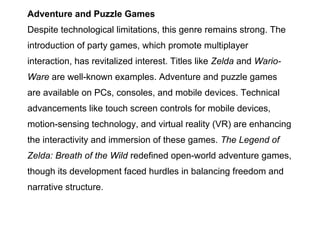 the description of Game genre for English learner.docx