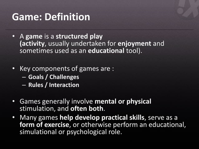 Skill-based game genres | PPT