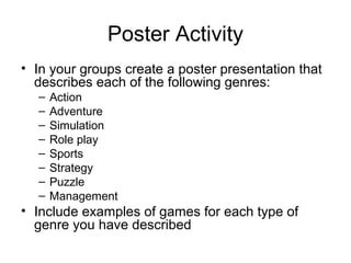 Game genres | PPT