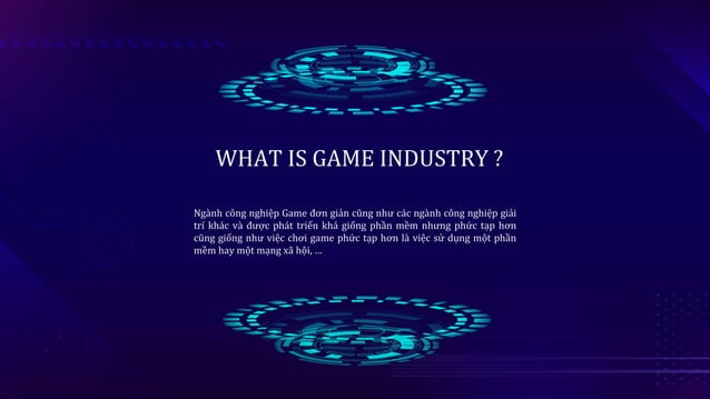 Game industry presentation | PPTX