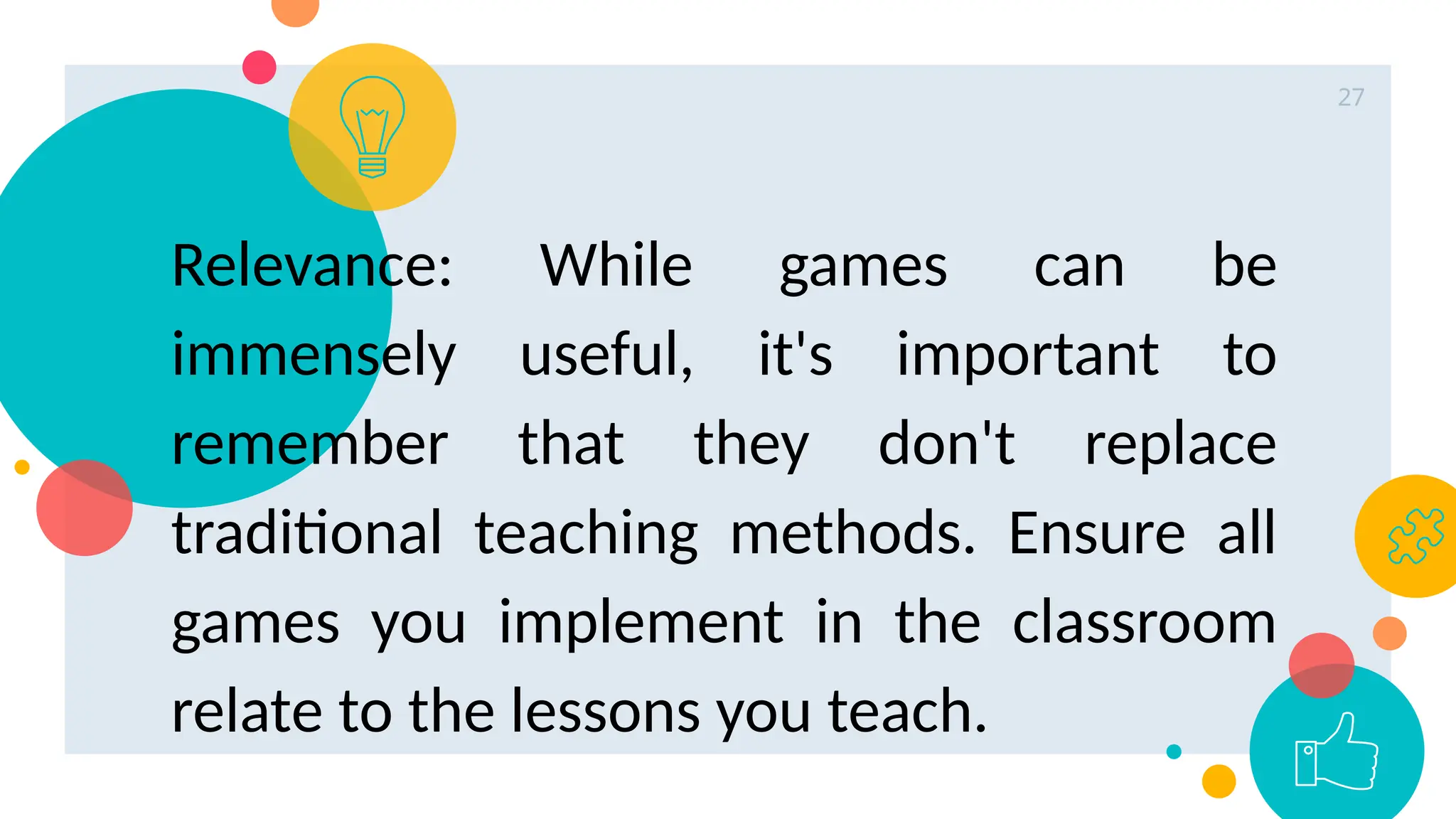 Game in the Classroom powerpoint presentation. | PPTX