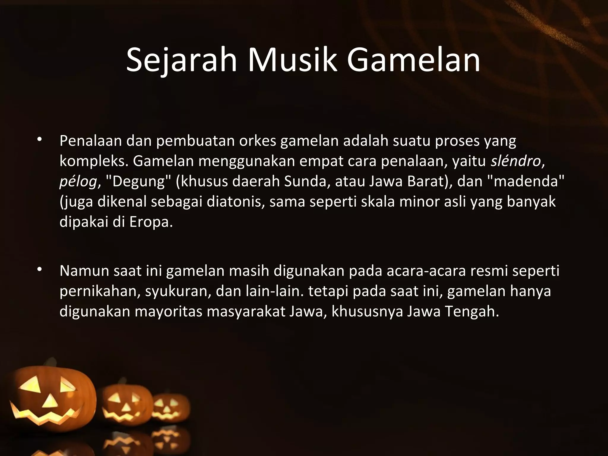 Gamelan | PPT