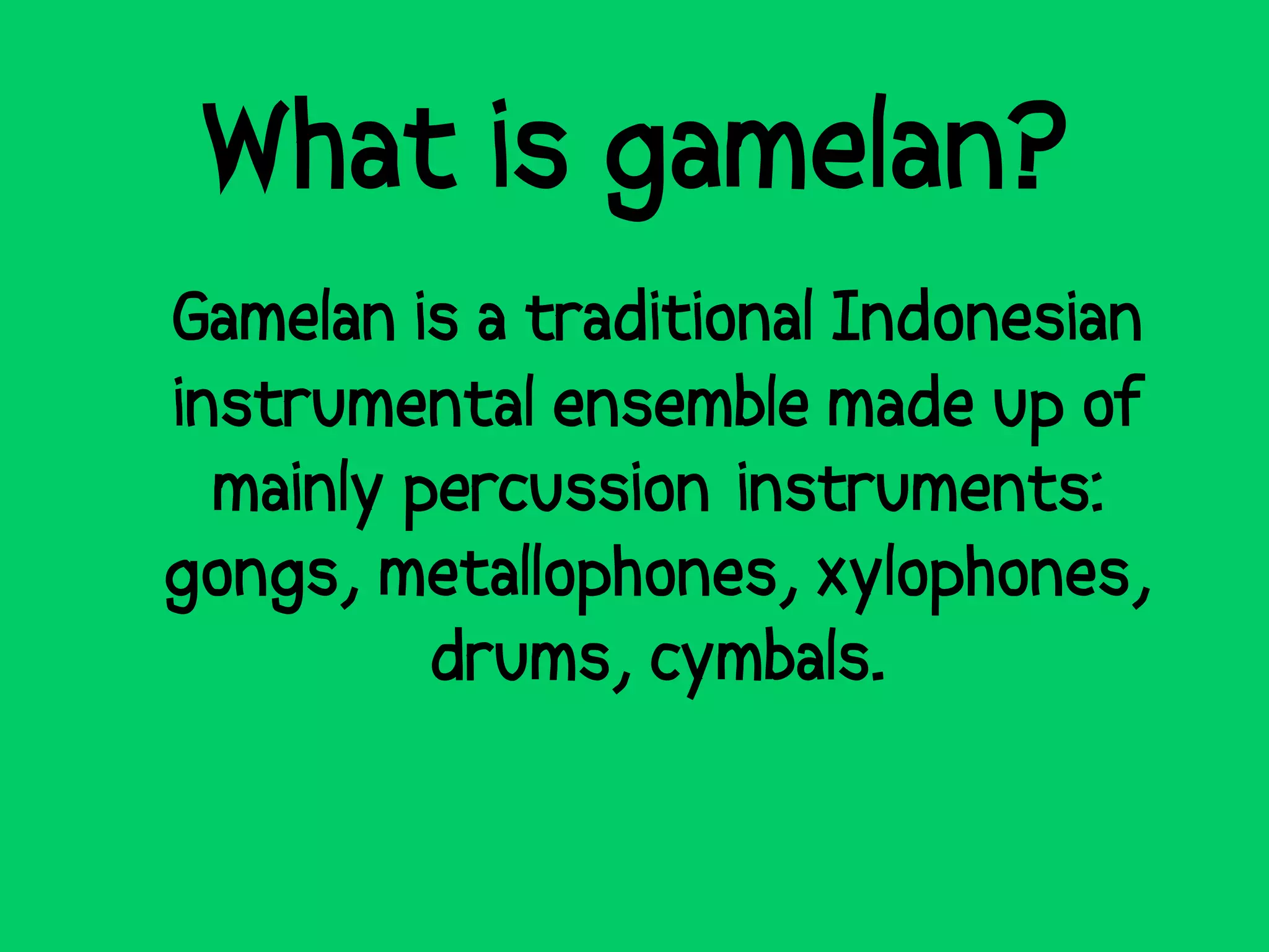 Gamelan | PPT