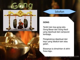 Gamelan Melayu adalah muziik tradisional | PDF