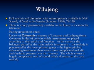 Gamelan week 1 2013 with extras | PDF | Music | Entertainment
