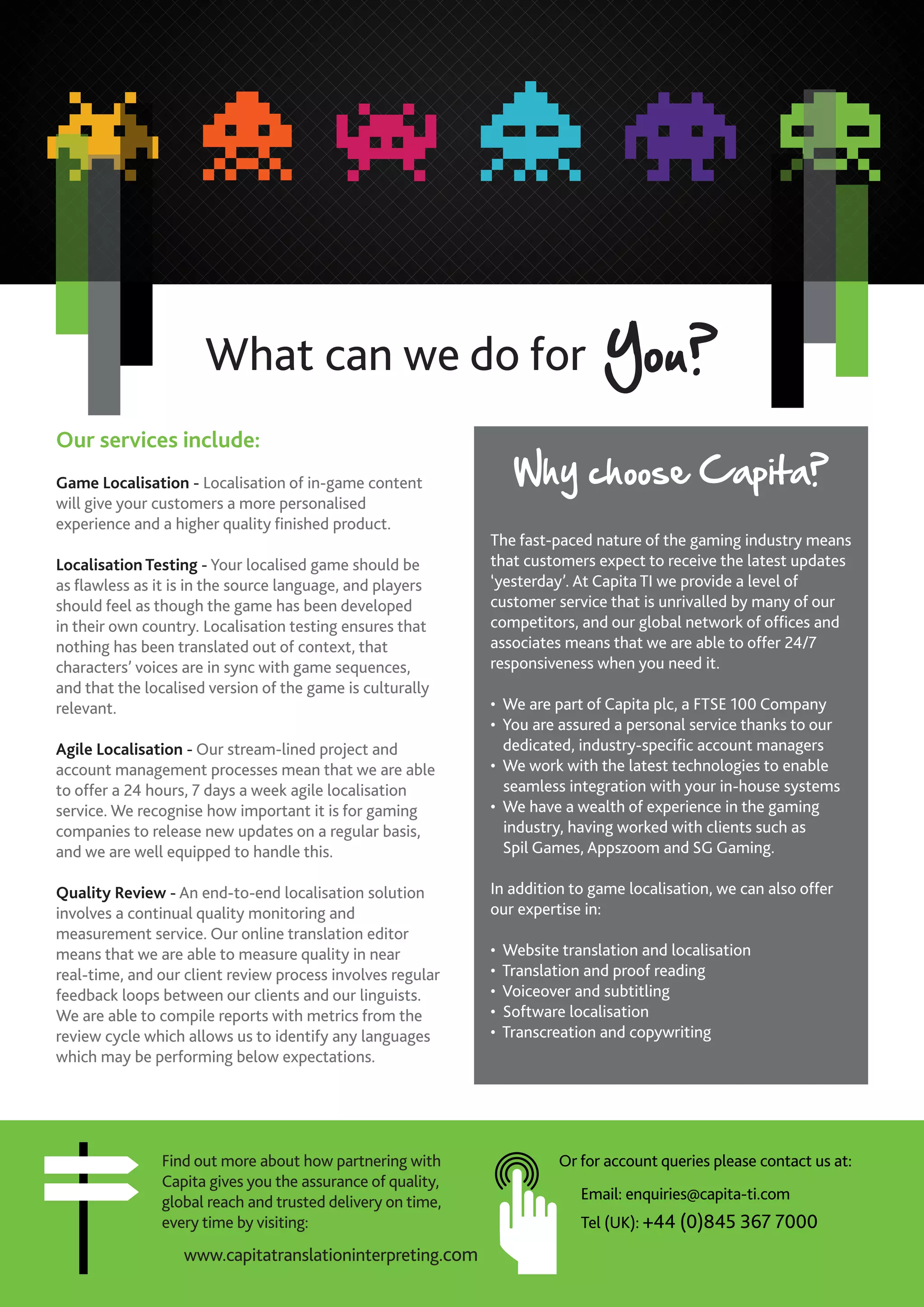 Game Localisation 2-Pager | PDF