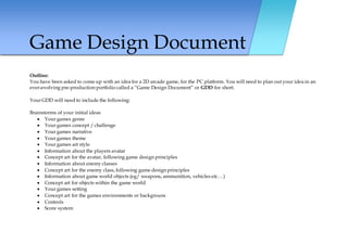 Game maker brief level 2 | PPT