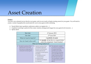 Game maker brief level 2 | PPT
