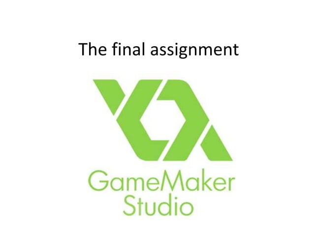 Gamemaker proposal | PPT