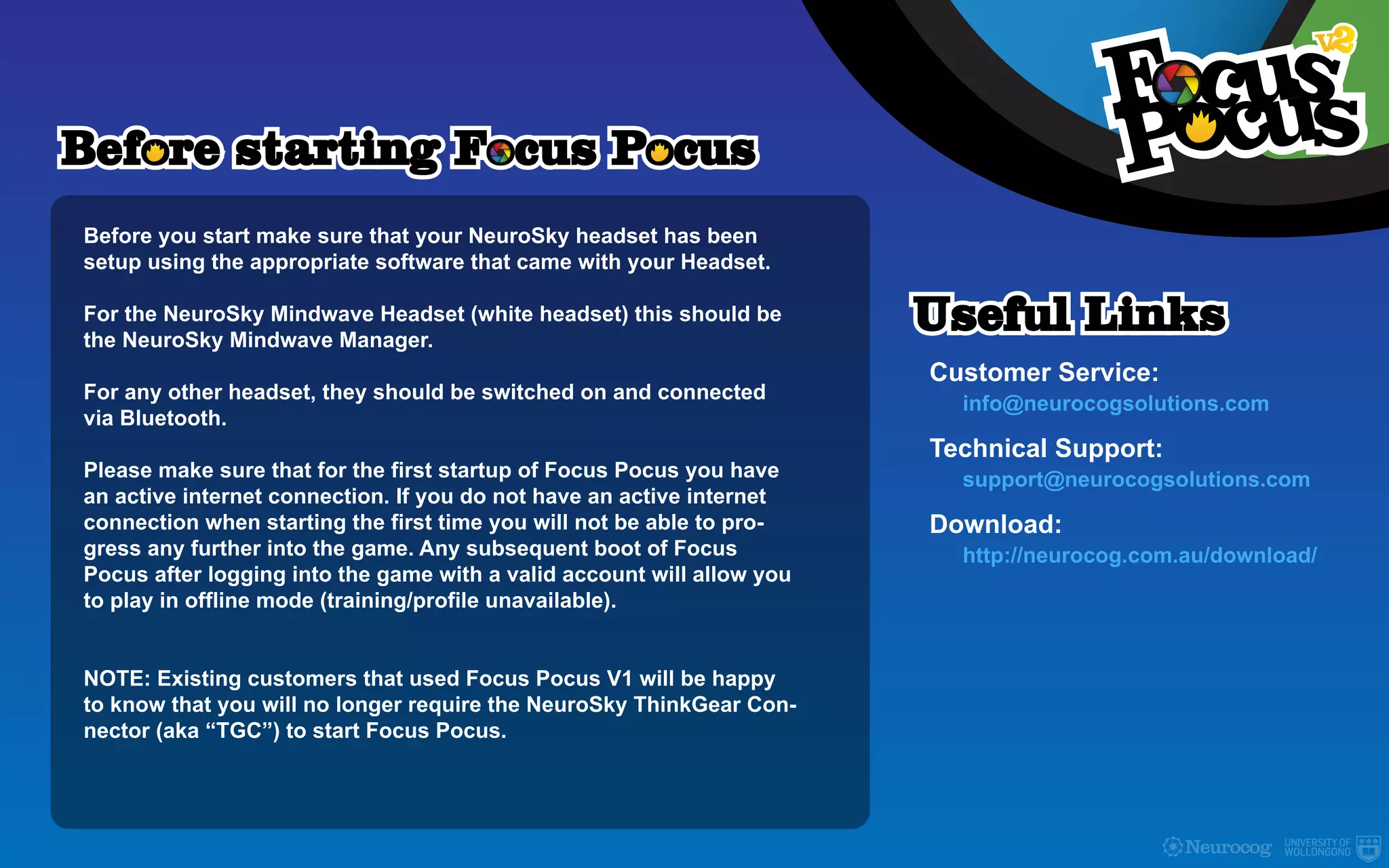 Focus Pocus Setup Manual | PDF
