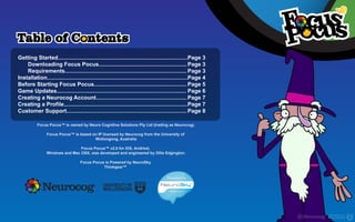 Focus Pocus Setup Manual | PDF