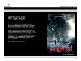 Gaming Update October | PPT