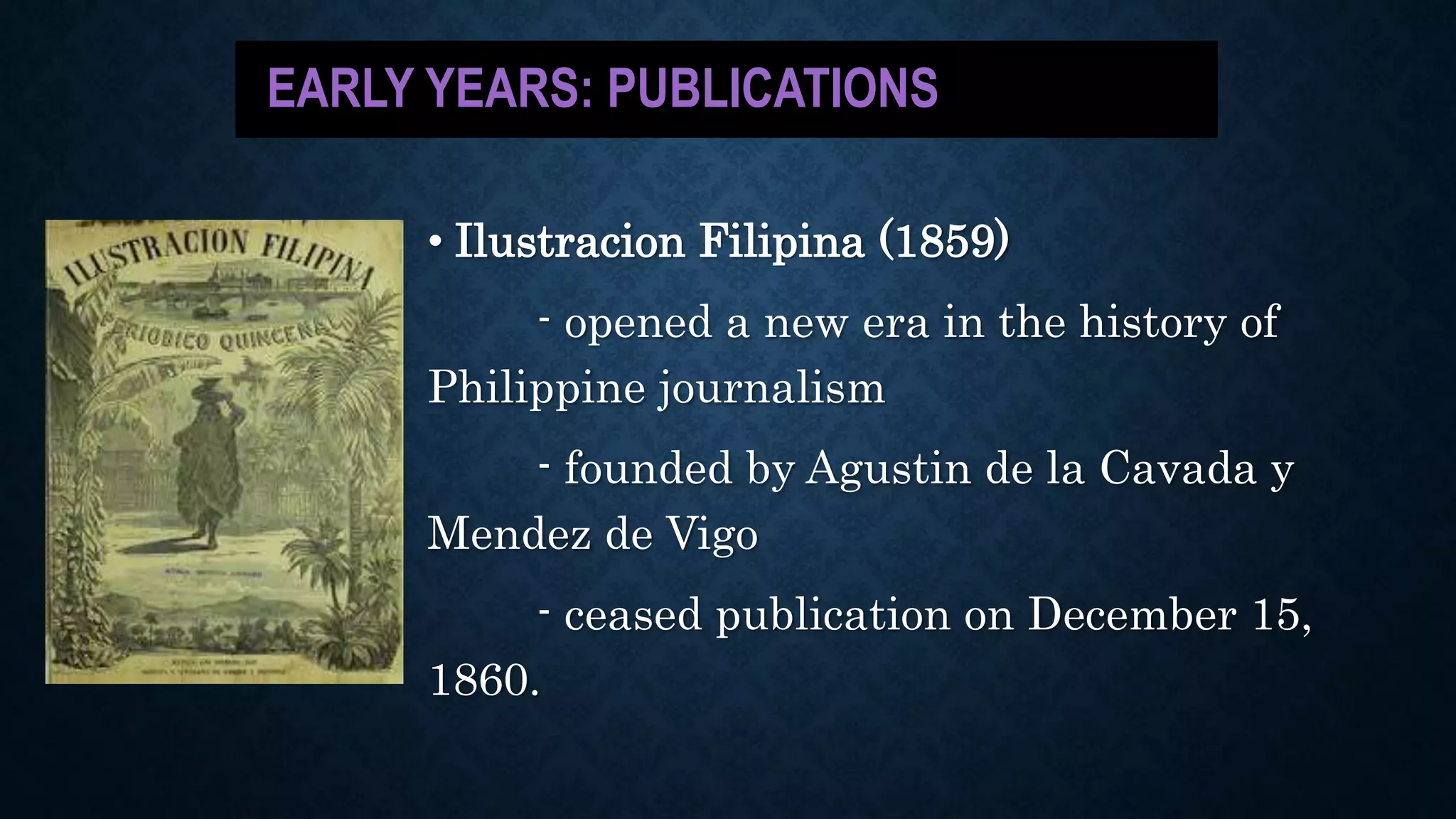 History of Early Philippine Journalism | PPTX