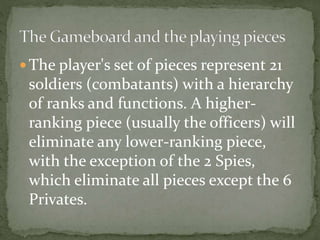 Game of the generals | PPTX