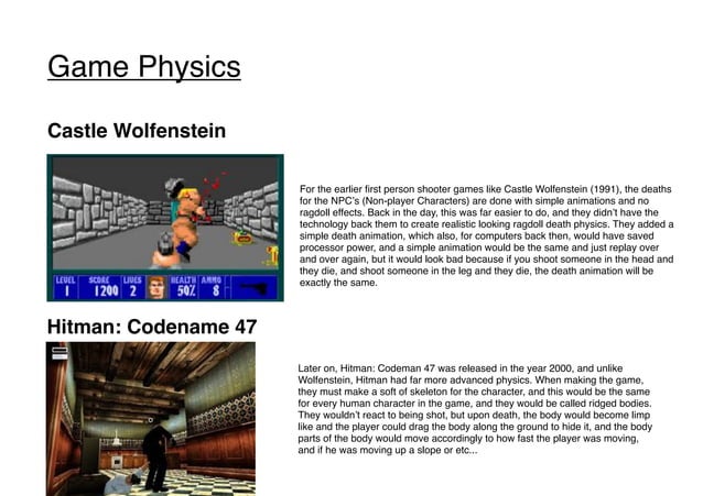 Game physics | PDF | Computer Animation | Computer Software and Applications