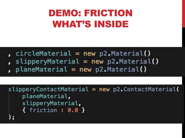Game physics in JavaScript | PPTX | Physics | Science