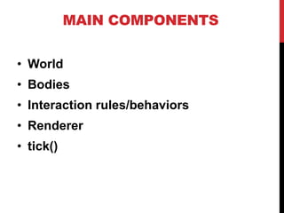 Game physics in JavaScript | PPTX | Physics | Science