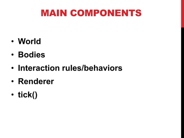 Game physics in JavaScript | PPTX | Physics | Science