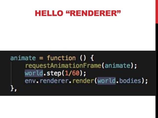Game physics in JavaScript | PPTX | Physics | Science
