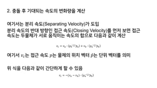 Game Physics Engine Development (게임 물리 엔진 개발) | PDF