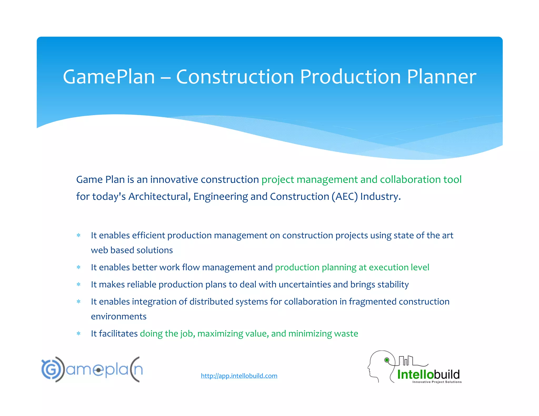 Game plan – construction project management in cloud | PDF