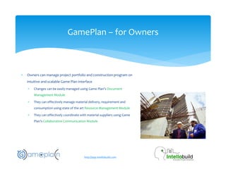 Game plan – construction project management in cloud | PDF