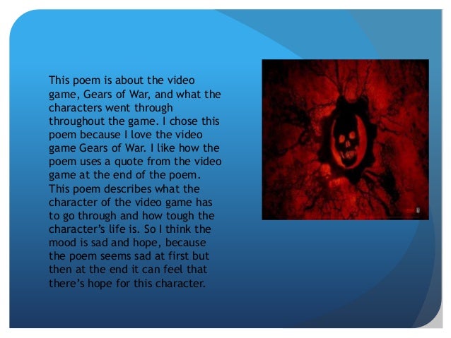 Game poem chris bussey