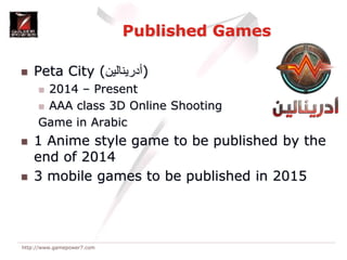Game power 7 Corporate Profile | PPTX