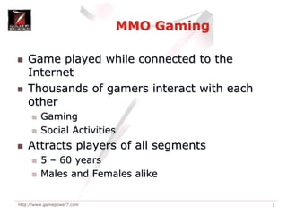 Game power 7 Corporate Profile | PPTX