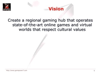 Game power 7 Corporate Profile | PPTX