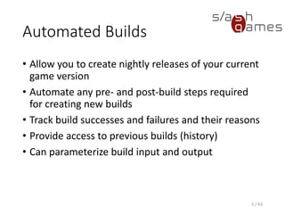 Game Programming 05 - Development Tools | PPT