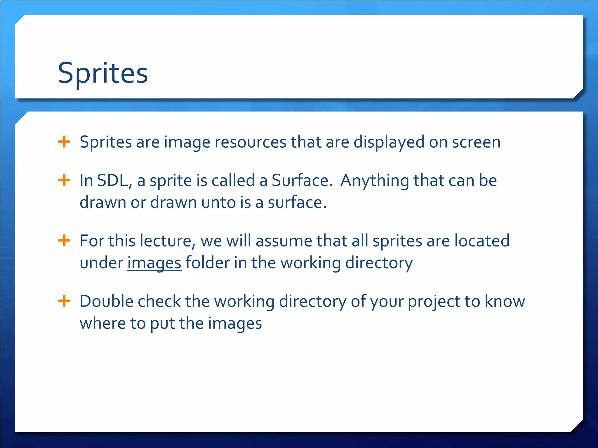 Game Programming I Introduction Ppt