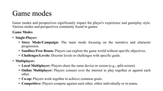 Game Programming Module for Sprite, Scripting | PPTX