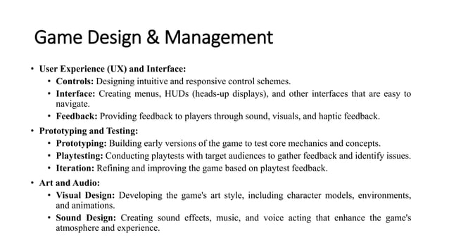 Game Programming Module for Sprite, Scripting | PPTX