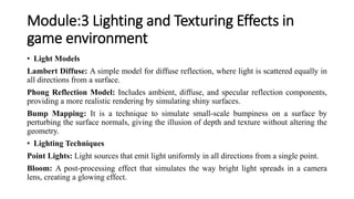 Game Programming Syllabus for B.Tech Final Year | PPTX