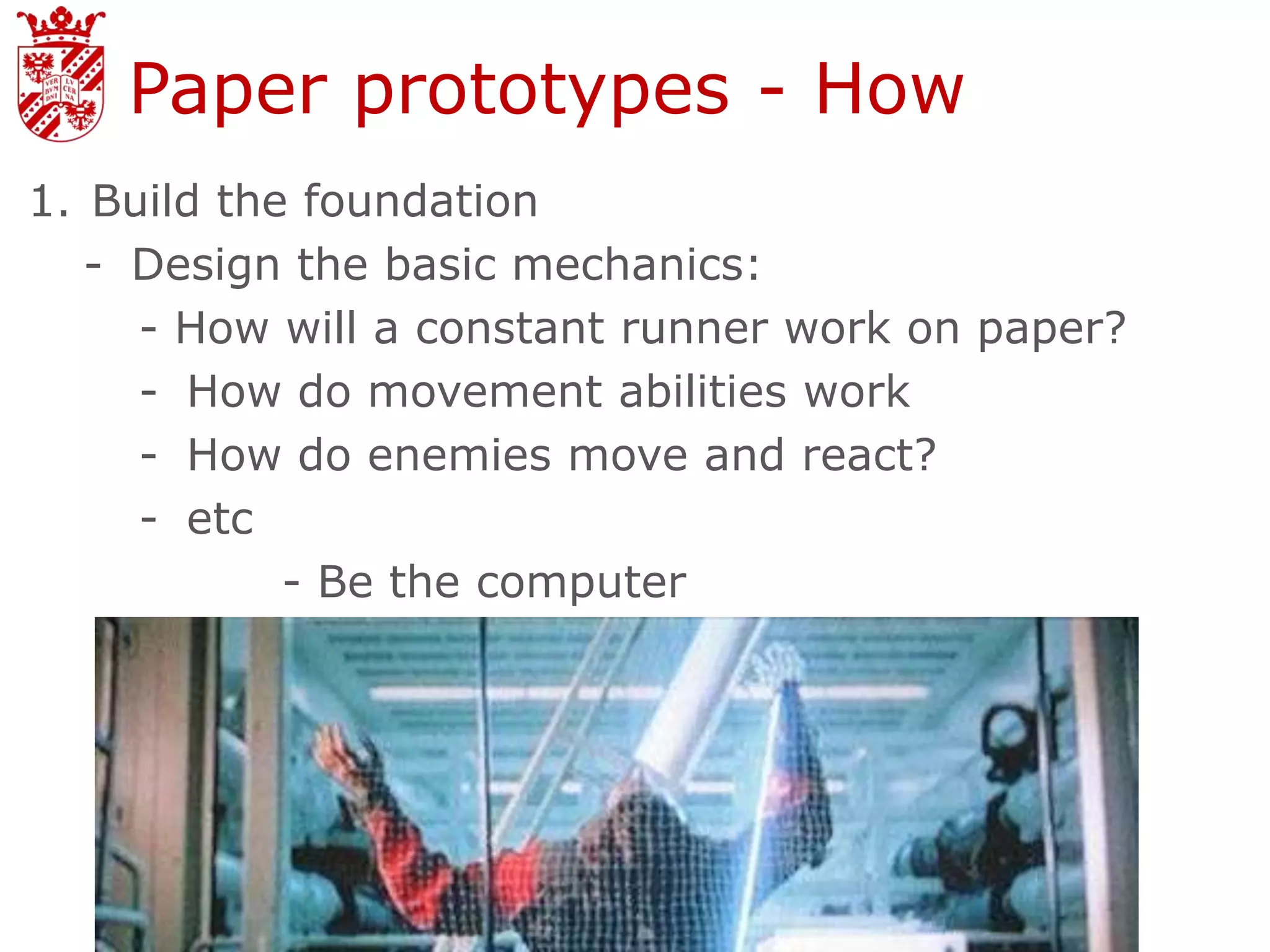 Introduction to Game (Paper) Prototyping and Research | PPT