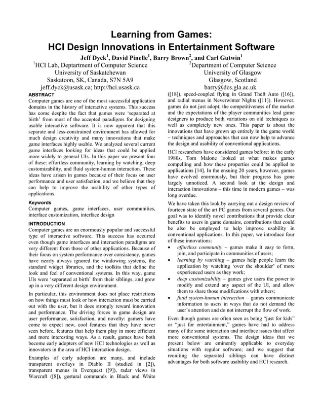 Human Computer Interaction | PDF