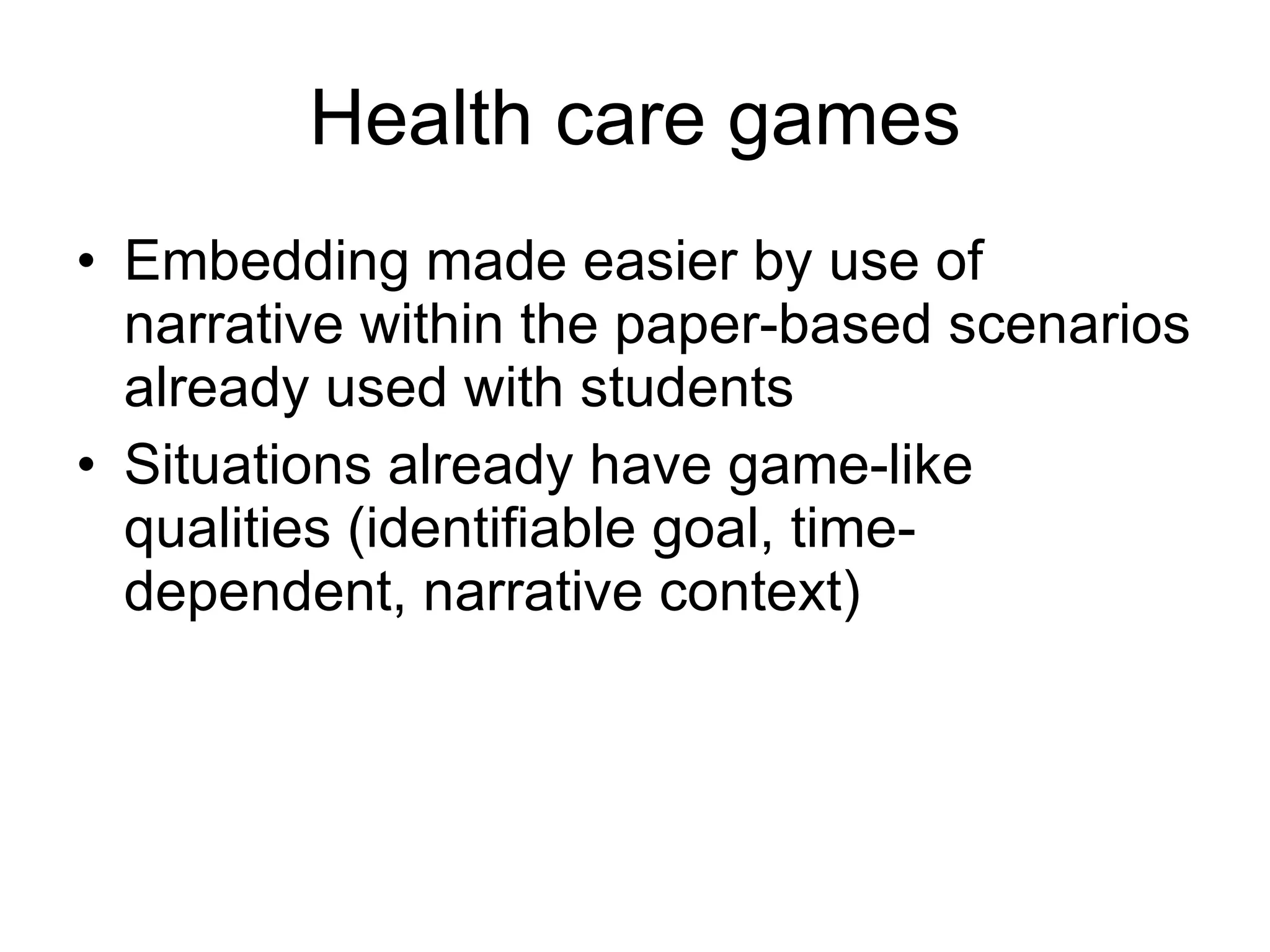 Games In Medical Education | PPT