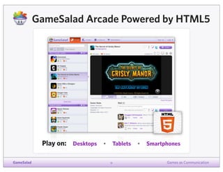 Video Games as Communication. Democratizing game development and reaching billions of mobile ...