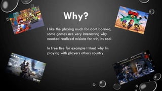 Games and cook | PPTX