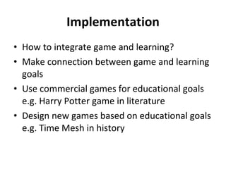 Games and Education | PPT