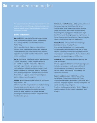 Games and learning2 | PDF | Educational Video Games | Video Game Genres