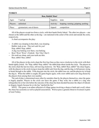 Games around the world | PDF