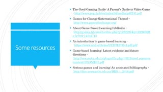 Games based learning | PPT