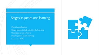 Games based learning | PPT