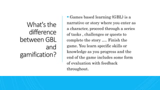 Games based learning | PPT
