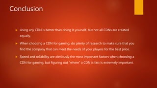 Games CDN | PPT