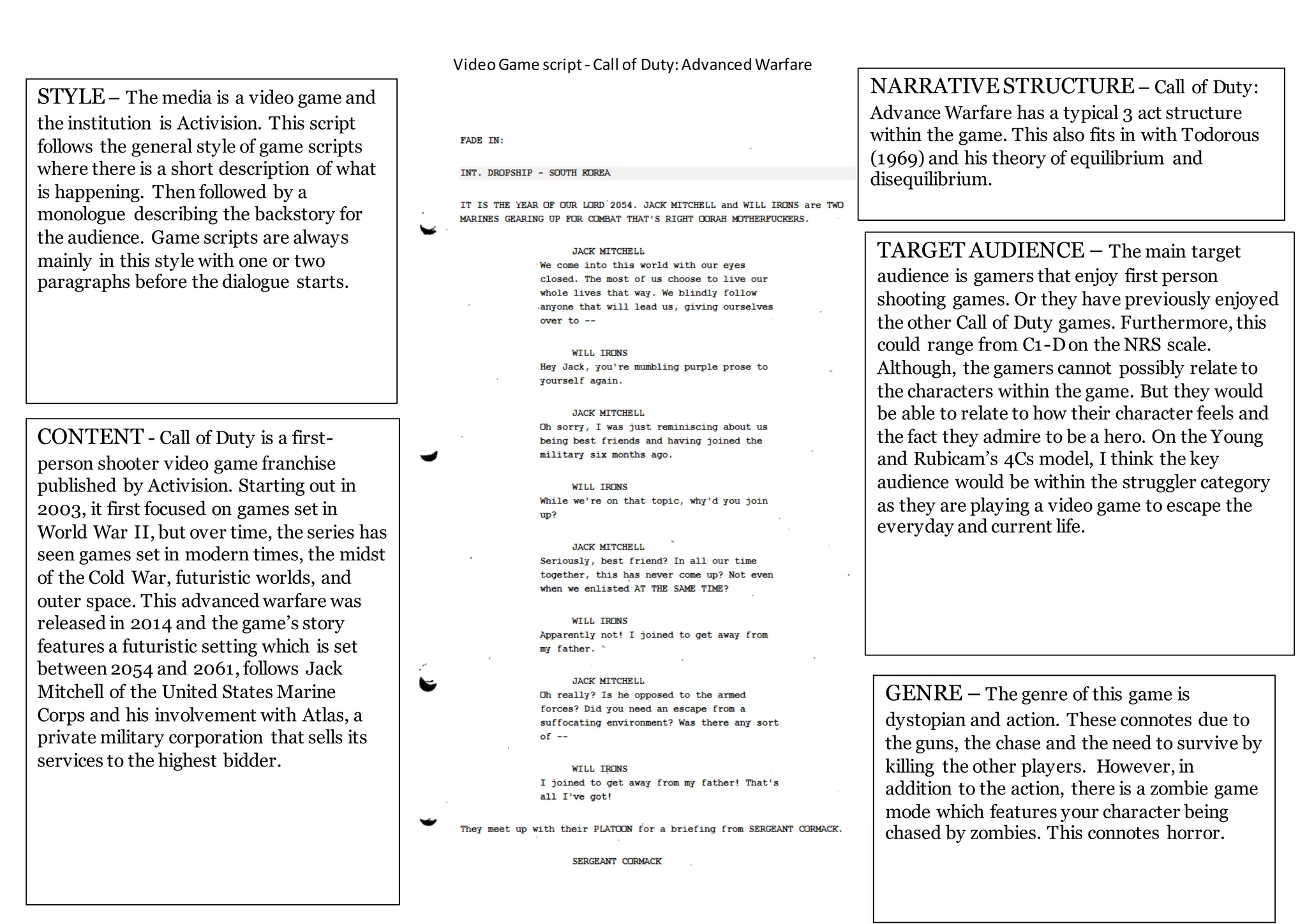 Game script ana | DOCX